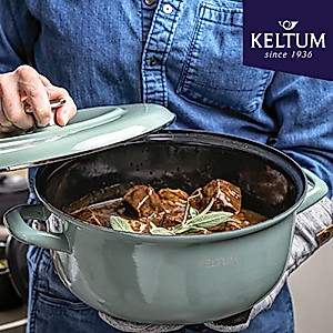 3.1 L Enameled Dutch Oven, Green