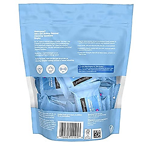 Neutrogena Makeup Remover Cleansing Towelette Singles, Daily Face Wipes to Remove Dirt, Oil, Makeup & Waterproof Mascara, Individually Wrapped, 20 ct (Pack of 3)