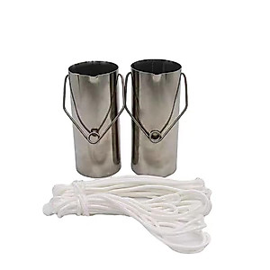 Sampling Bucket Sewage Water Sample Collector Bottle Cup Surface Water Sampler Well Water Pipe Inspection Well Water Sampler (0.5L)