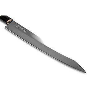 Seki Japan Japanese SEKI SANBONSUGI Sushi Chef Knife, 420J2 Stainless Steel Sashimi Yanagiba Knife, Wood Handle, 210 mm (8.2 in)