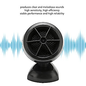 Cuifati 1200W Universal Car Stereo Speakers for Car Audio Systems, Universal OEM Tweeter Mini Horn Music Dome Loudspeaker for Car Doors Dashboards(Black)