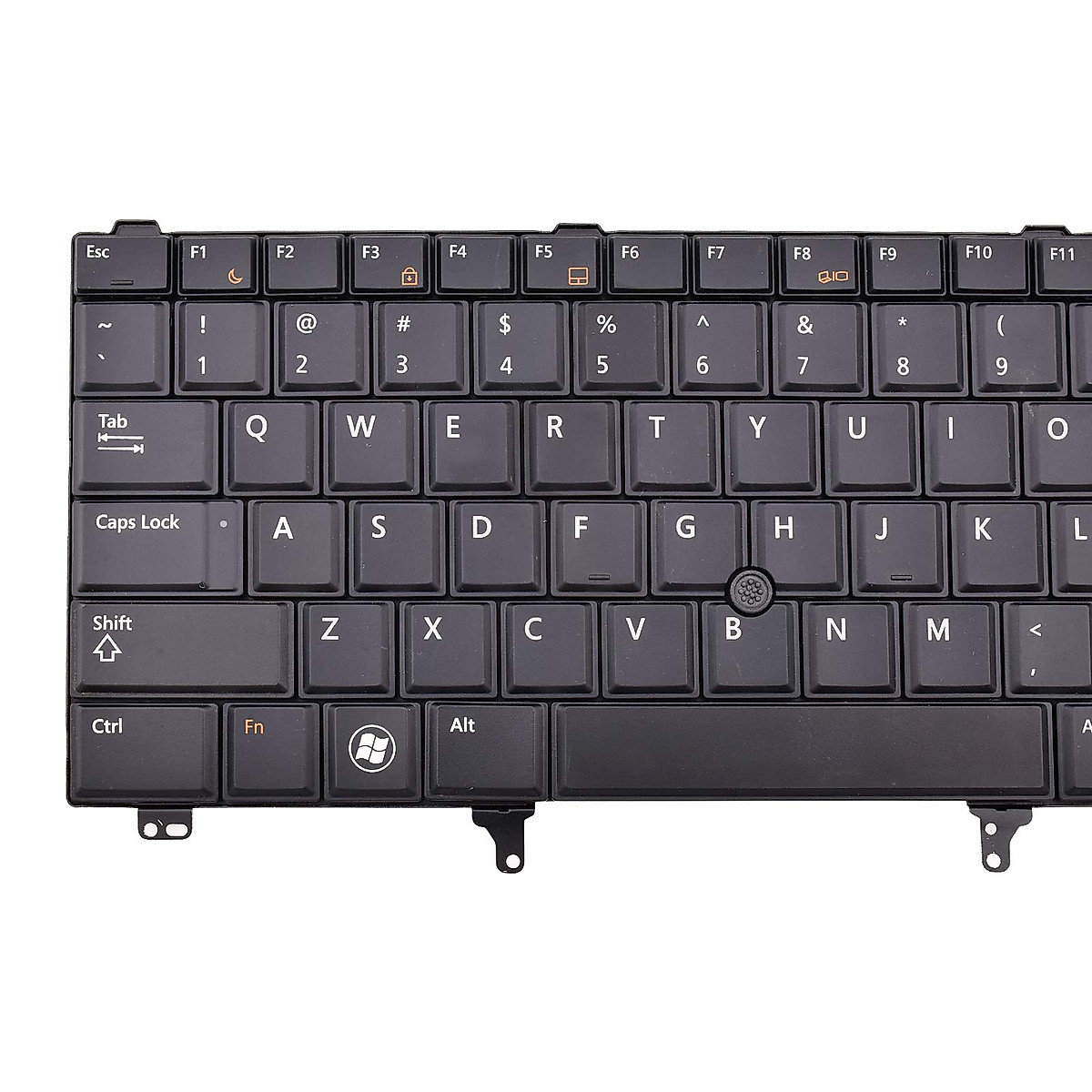 SUNMALL Replacement Keyboard with Pointer Compatible with Dell Latitude E5520 E5520m E5530 E6520 E6530 E6540 Precision M4600 M4700 M4800 M6600 M6700 Laptop Non-Backlit