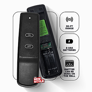 Gas Fireplace Remote Control On/Off System,for Millivolt Valve Appliance.for skytech, Ambient, Majestic and More