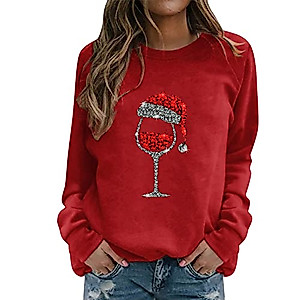 Ugly Christmas Sweatshirt Shirts for Women Cardigan Sweaters Plaid Splicing Plaid Raglan Santa Xmas Tree Sweatshirt Kimono Fall Clothes Outfits 2023 Irregular Sexy Long Sleeve Tops for Women Fall
