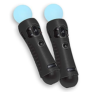 Officially Licensed Sony PlayStation Action Grips for PlayStation Move Motion Controllers – Textured Silicone