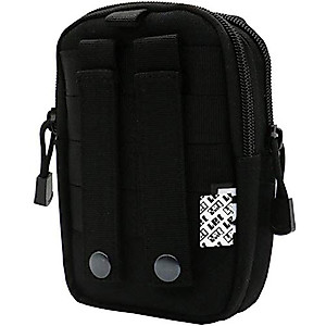 LefRight Tactical Molle Pouch EDC Utility Gadget Outdoor Men Waist Bag with Phone Belt Clip Holder Holster for iPhone X Samsung S8 Pixel Moto Z Force Play
