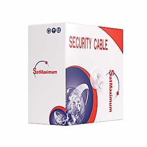 Cables Direct Online 500ft Stranded 18/2 Alarm CCA FTP Shielded Cable for Low Voltage LED, Burglar System, Fire Detector, Security Station, Door Bell, 18AWG 2 Conductors Wire