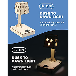 Poraxy 6 in 1 STEM Toys for Kids Ages 8-12, STEM Kits, 3D Wooden Puzzles, Educational Science Projects Building Model Kits, Birthday Gifts for Boys and Girls Ages 7 8 9 10 11 12 13 Years Old