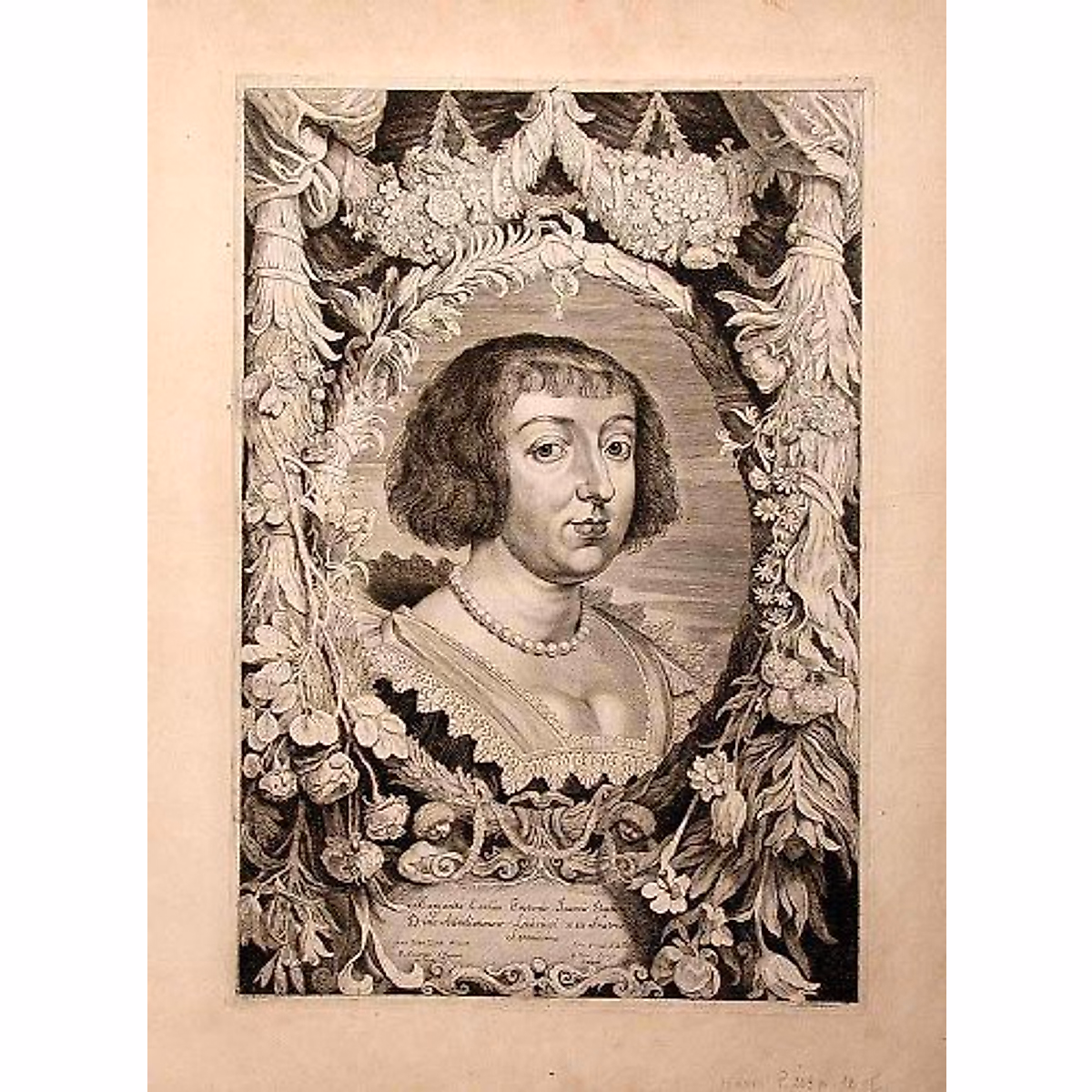 Margarita Coniux Gastonis [Margarita wife of Gaston d'Orleans]