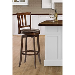 Hillsdale Presque Isle Swivel Stool, Counter Height, Cherry