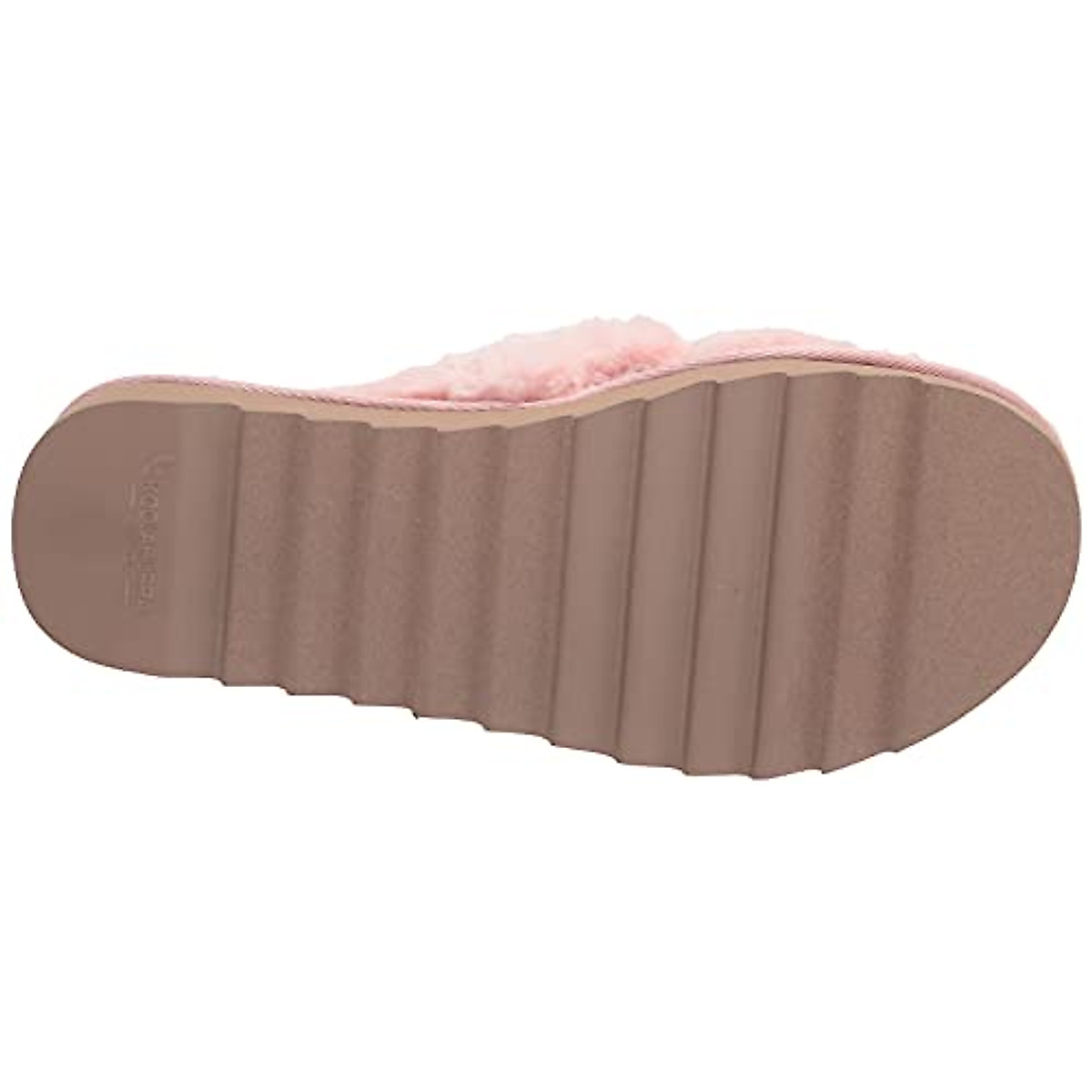 Koolaburra by UGG Women's Fuzz-IT Sandal, Pale Blush, 10