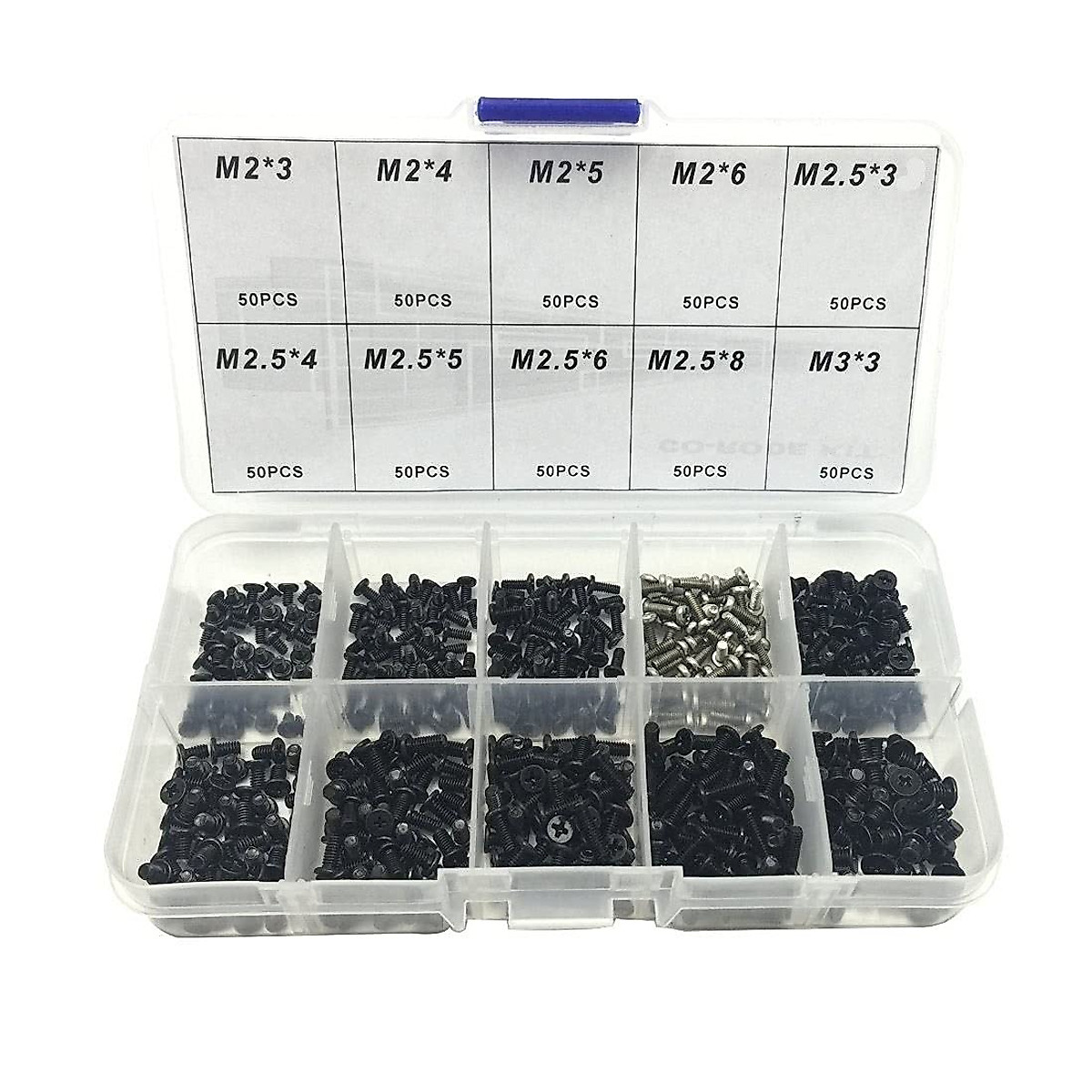 OPYTR Screw Anchors 500pcs Laptop Notebook Computer Screw Kit Set Anchors