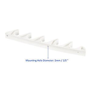 M METERXITY 10 Pack Chaise Adjustment Bracket - 5 Positions to Adjust The Inclination, Apply to Outdoor/Garden/Balcony (White)