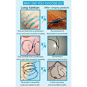 Long tiantian Boho Bracelets for Women Sunflower String Bracelets Ankle Bracelets for Women