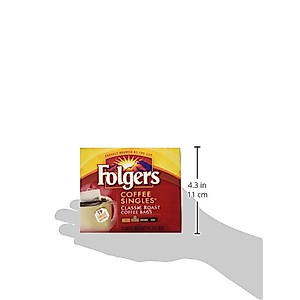 Folgers Coffee Singles Classic Roast-19 Coffee Bags