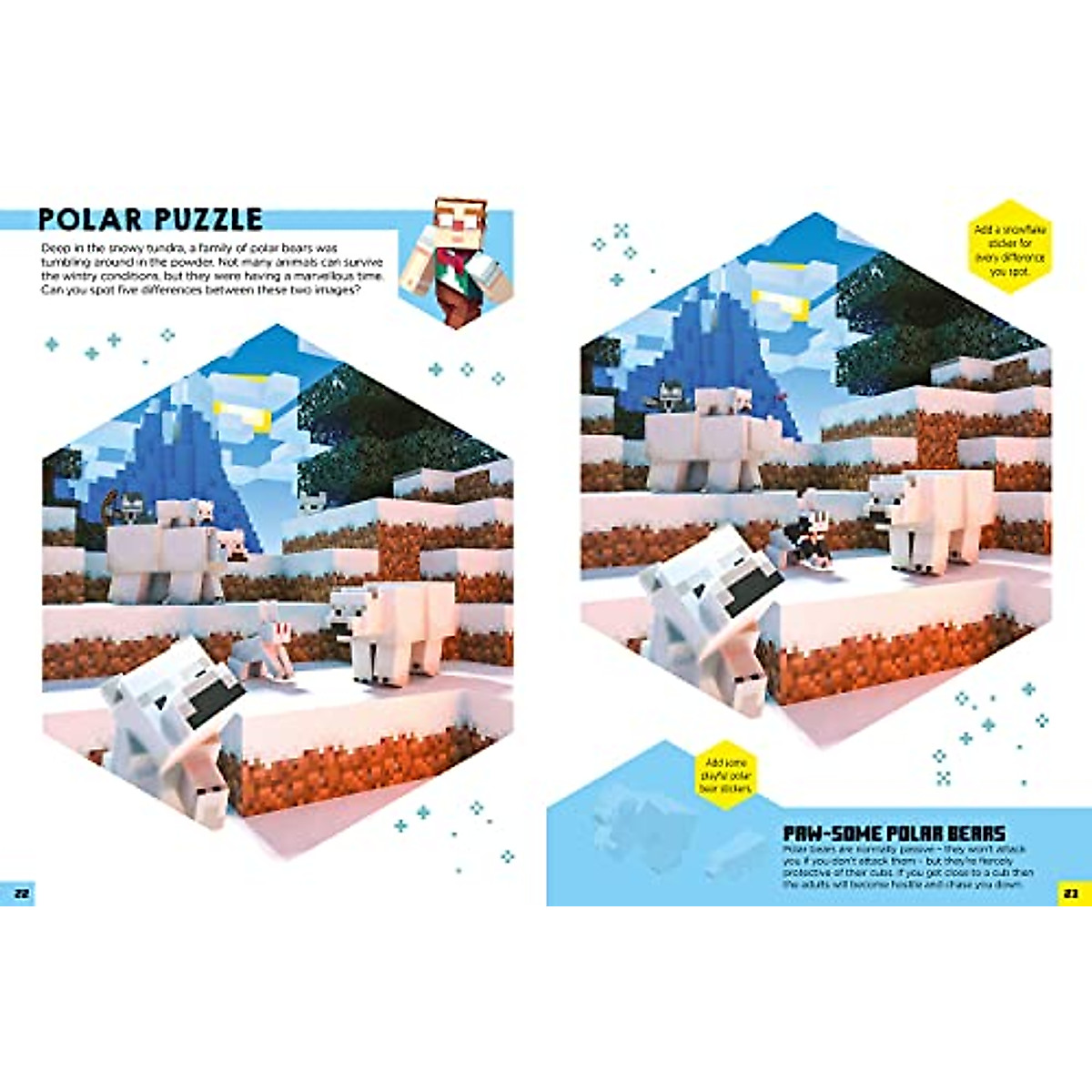 Minecraft Animals Sticker Fact File