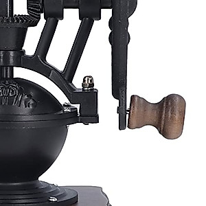 Premium Wood & Iron Manual Coffee Grinder, Fineness, Preserves Flavor, for Home Office