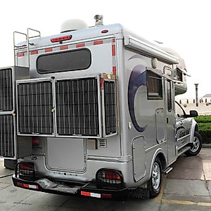 ALLPOWERS 50W 18V 12V Flexible Solar Panel Charger(with ETFE Layer, MC4 connectors) Semi Bendable Water-Resistant Solar Charger for RV, Boat, Cabin, Tent, Car, Trailer, Other Off Grid Applications