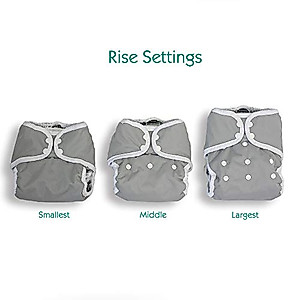 Thirsties One Size Pocket Reusable Cloth Diaper, Snap Closure, Mountain Twilight