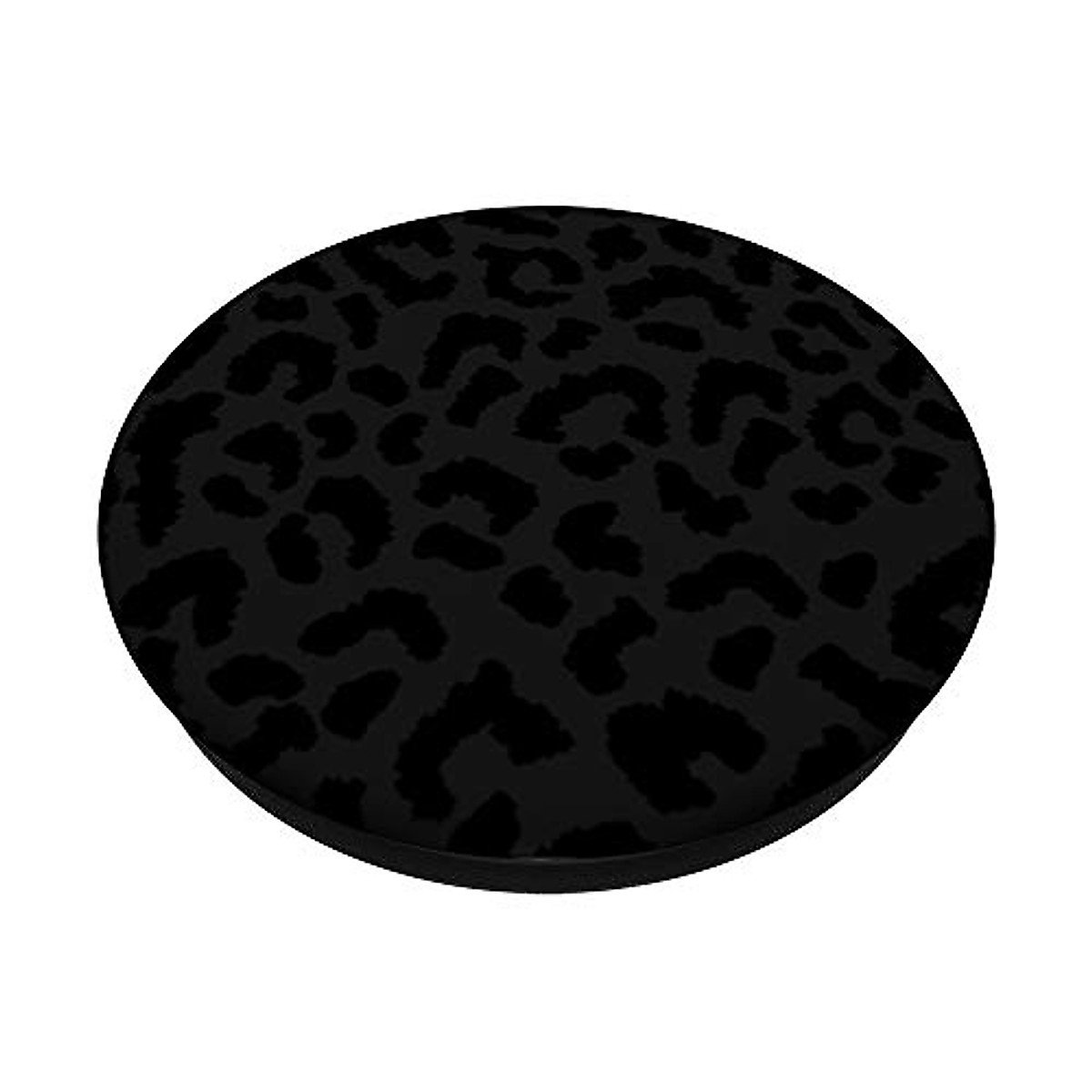 Black Leopard Skin Print For Women - Black Cheetah Pattern PopSockets PopGrip: Swappable Grip for Phones & Tablets