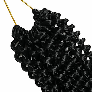 TIANYOUHAIR Passion Twist Hair 12 Inch 7 Packs Water Wave Crochet Hair Pre Looped Spring Bohemian Braids for Black Women