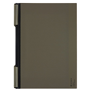 Kokuyo Bizrack Clipnote Punchless, Clip Folder, Holds up to 25 Sheets, A4-S, Olive Green, Japan Import (NO-BRCN202DG)