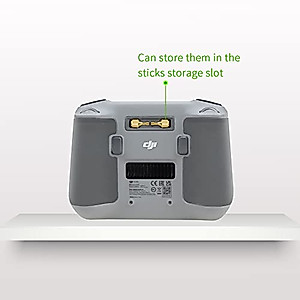 Hanatora Joysticks Stick for DJI RC,RC 2(Air 3,Mini 3 Pro,Mini 3,Mavic 3 Classic/Pro Drone), Metal Remote Controller Thumb Accessories