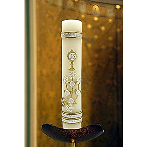 Angelitos de Mexico Candle for First Communion - Cirio para Primera Comunion