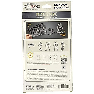 Fascinations Metal Earth Premium Series Mobile Suit ASW-G-08 Gundam Barbatos 3D Metal Model Kit