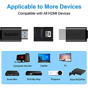 AIYEEN HDMI Coupler 8K, HDMI Extender Female to Female Coupler Connector Extender for HDTV, PC, Monitor