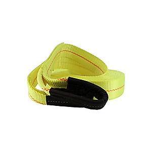 ABN Tow Strap with Reinforced Loops 2in x 30ft Vehicle Recovery Rope 16,000 lbs Pound Capacity Recovery Strap