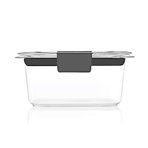 Rubbermaid Brilliance Leak-Proof Food Storage Containers with Airtight Lids, Set of 7 (14 Pieces Total) | BPA-Free & Stain Resistant