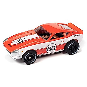 Auto World Xtraction 1973 Datsun 240Z Covered Headlights (Red) HO Scale Slot Car