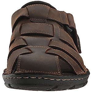 Rockport mens Darwyn Fishermen Fisherman Sandal, Brown Ii Leather, 9.5 US