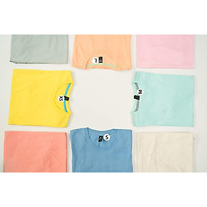 3500 PCS Clothing Size Stickers Labels 7/8" Round Self Adhesive Size Stickers for Clothing T Shirts Retail, 7 Sizes (XS, S, M, L, XL, XXL, XXXL)