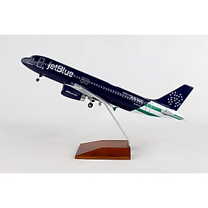 Daron FDNY Skymarks Jetblue A320 1/100 W/Wood Stand & Gear