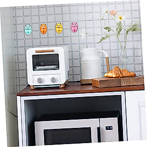 iplusmile 4pcs Power Outlet Hook Plug Wire Holder Hook Cable Retainer Wall Plastic Hook Plastic Hooks for Wall Adhesive Hooks for Hanging Plug Holder Small Hooks for Hanging Kitchen Hooks