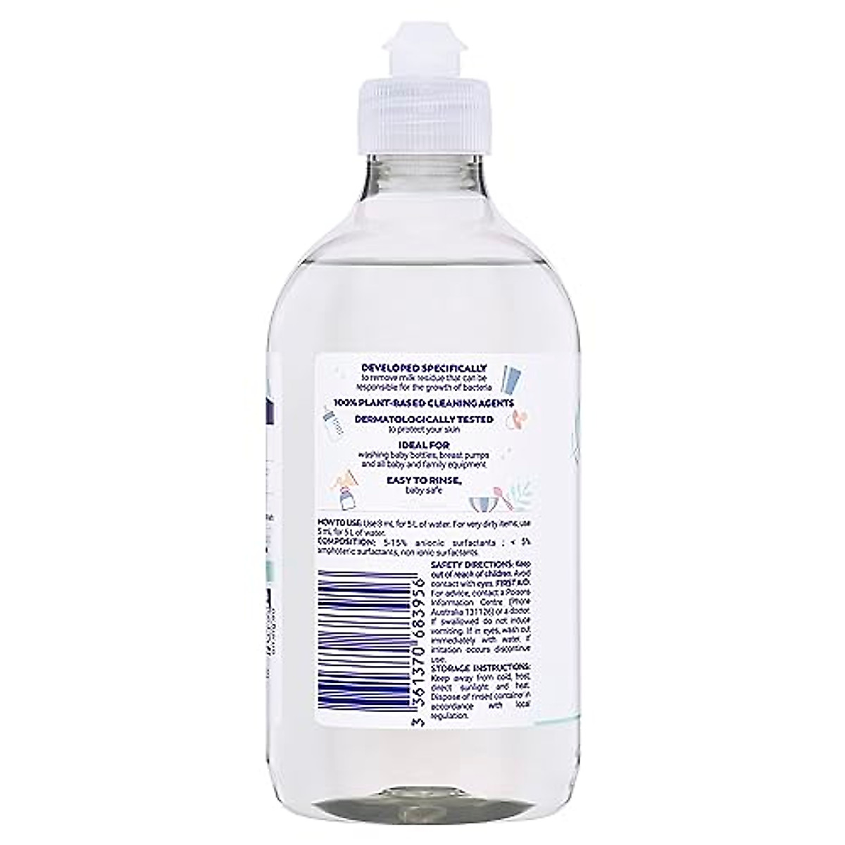 Milton Sensitive Baby Bottle & Teats Washing Up Liquid