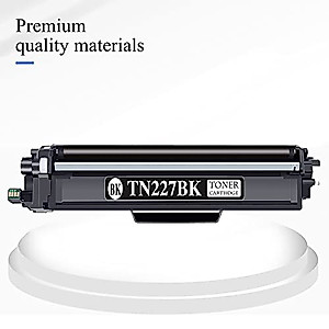 (2 Pack) TN227BK Compatible TN-227BK Black Toner Cartridge Replacement for Brother MFC-L3770CDW MFC-L3710CW MFC-L3750CDW MFC-L3730CDW Printer Toner.