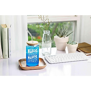 NewEleven Gifts For Nurse - Nurse Gifts For Women - Nurse Appreciation Gifts For Nurses, Nursing Student, Nurse Practitioner, Registered Nurse - RN Gifts For Nurses Women - 16 Oz Coffee Glass