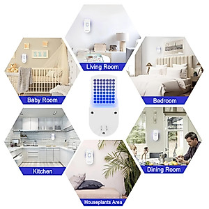 Swagon 2 Pack Upgraded Flying Insect Trap Plug-in,Fly Trap Indoor,Safe Home Fly Killer,Insect Catcher for Fruit Flies,Gnats,Moths,Mosquitoes,Bug UV Light Atrractant Trap(2 Device+10 Refill Glue Cards)