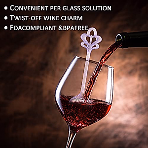 Wine Sulfite Filter Remove Sulfite Histamine - 8pcs Purifier Stir Stick Wine Reduce Allergic Reactions and Eliminate Headaches and Hangovers