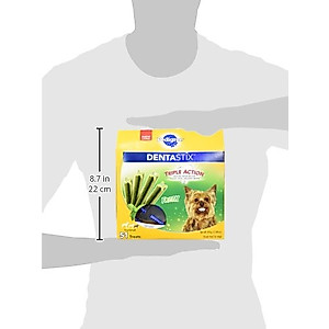 PEDIGREE DENTASTIX Dental Dog Treats for Toy/Small Dogs Fresh Flavor Dental Bones, 12.66 oz. Pack (51 Treats)