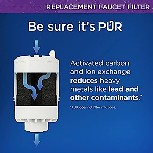 PUR Water Filter Replacement for Faucet Filtration Systems (2 Pack) – Compatible with all PUR Faucet Filtration Systems