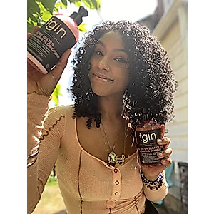 tgin Rose Water Smoothing Leave-In Conditioner for Natural Hair - Protective Styles - Curls - Waves - Detangler - Great for low porosity hair - Fine hair 13oz