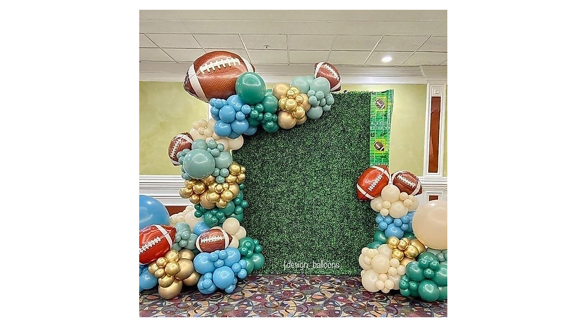 Football Balloons Arch Kit - 150PCS for Parties