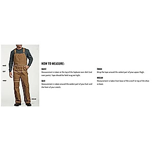 Dickies mens Bib overalls and coveralls workwear apparel, Indigo Rigid, 36W x 30L US