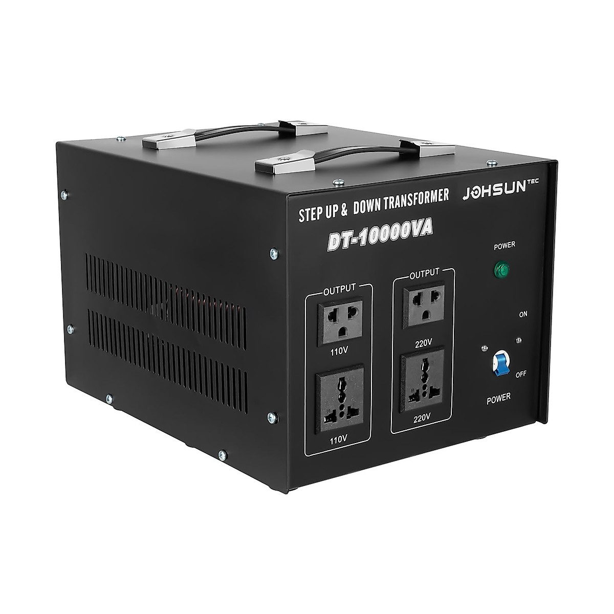 Leblett DT-10000 Step Up Down Transformer 110V to 220V Voltage Converter 220V to 110V (8000W) Black