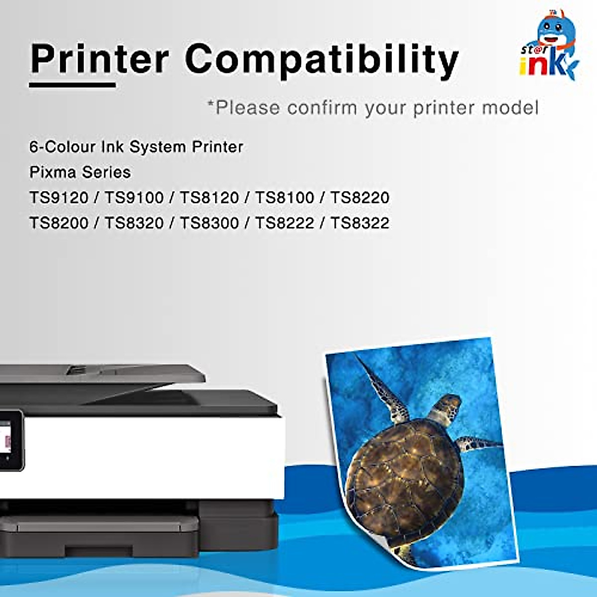 st@r ink Compatible Ink Cartridge Replacement for Canon 280 281 XXL 280XXL/281XXL for Pixma TS8320 TS9120 TS8220 TS8120 TS8300 TS9100 TS8322 TS8200 TS8322 TS8222(3 PGBK/PB/BK/C/M/Y) 8-Pack