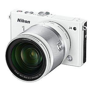 Nikon 1 J4 Digital Camera with 1 NIKKOR 10-100mm f/4.0-5.6 VR Lens (White) (Discontinued by Manufacturer)
